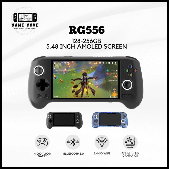 COD ANBERNIC RG556 Android handheld game console Android 13 OLED Screen ...
