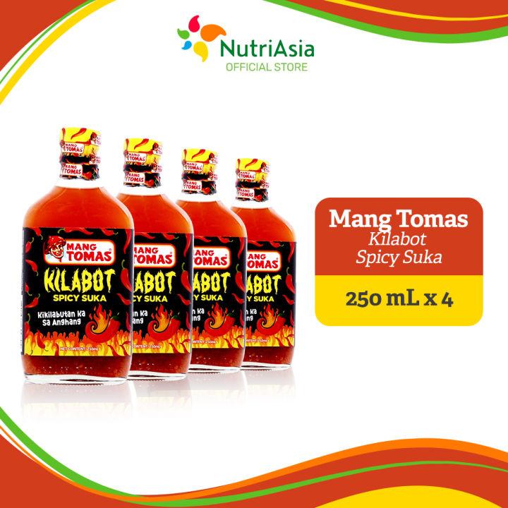 Mang Tomas Kilabot Spicy Suka 250ml Bundle of 4 | Lazada PH