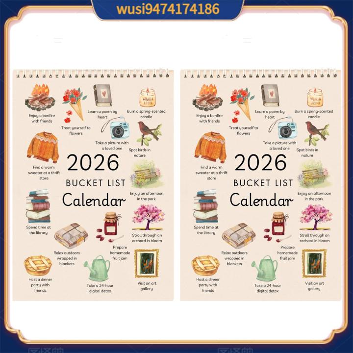 2026 Adventure Calendar Stress-free Activity Calendar 2026 Monthly ...