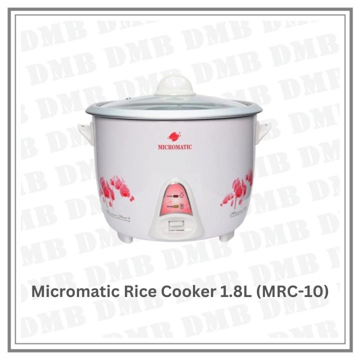 Micromatic Rice Cooker 1.8L (MRC-10) | Lazada PH