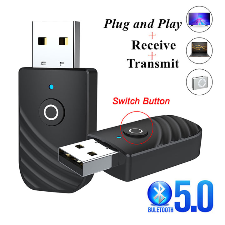 Panda 3 In1 USB Wireless Bluetooth Adapter 5.0 Transmiter Bluetooth for ...