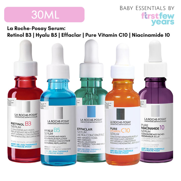La Roche-Posay Serum 30ml : Hyalu B5 Serum / Pure Vitamin C10 Serum ...