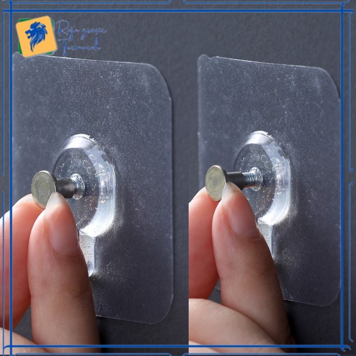 Gantungan Tempel Baut Stiker Bening Ajaib Tanpa Paku Bor Wall Sticky ...