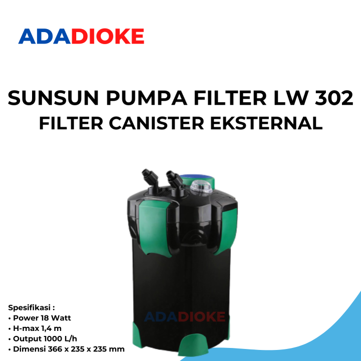 SUNSUN PUMPA LW 302 LW302 Eksternal Filter Canister Chamber | Lazada ...