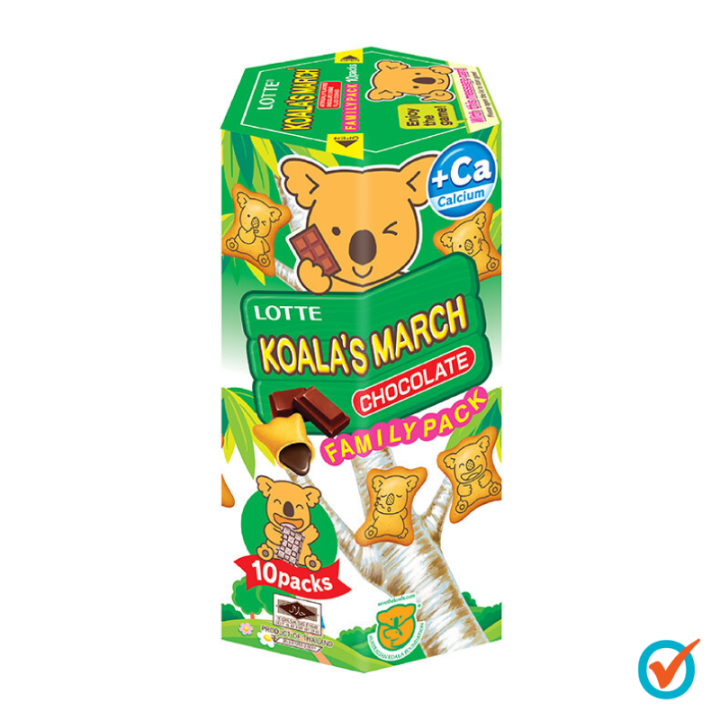 Lotte Koalas March Family Pack 195g - Chocolate | Lazada