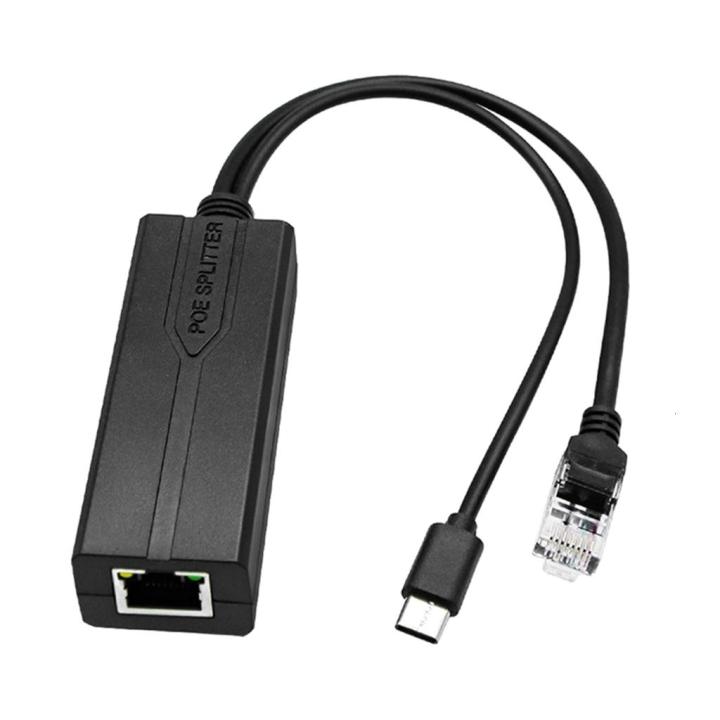 USB Type C POE Splitter Adapter, 48V to 5V Power Over Ethernet for ...