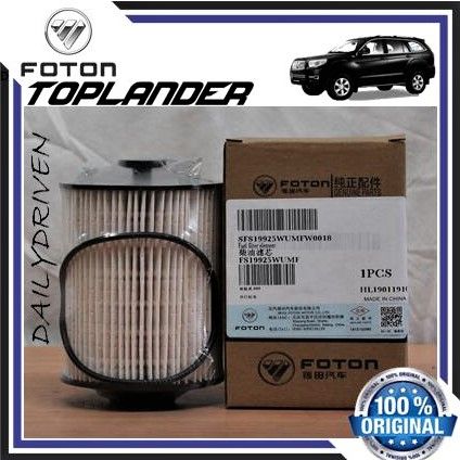 FOTON TRAVELLER THUNDER TOPLANDER FUEL FILTER ORIGINAL | Lazada PH