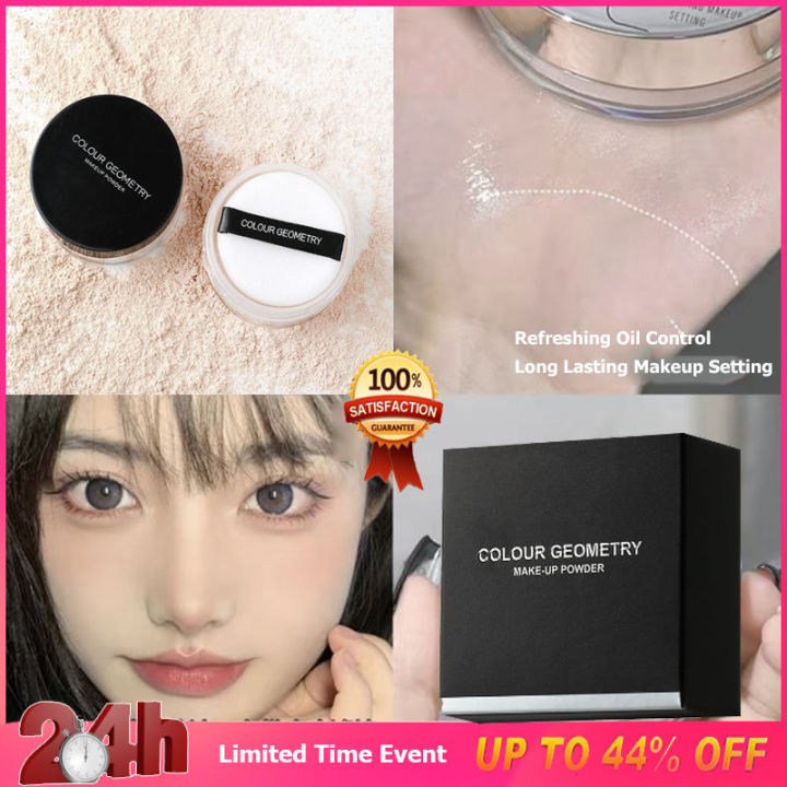 [Ready Stock+COD] Waterproof Face Skin Oil Control Face Loose Powder ...