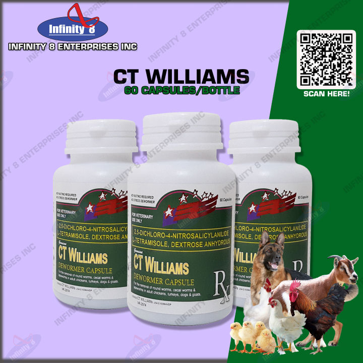 CT WILLIAMS DEWORMER 60 CAPSULES | Lazada PH