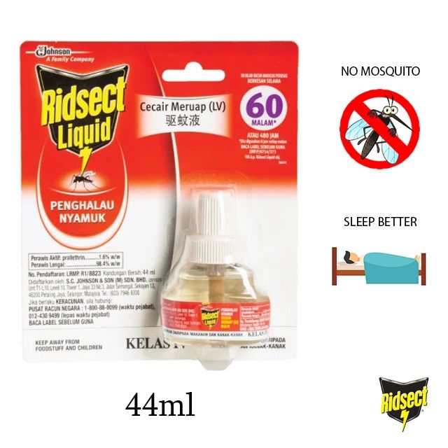 Ridsect Goodnight Liquid Heater Set /Ridsect Liquid Refill 44ml ...