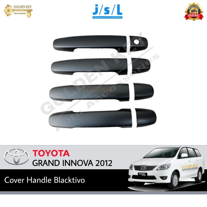 JSL Cover Handle Grand Innova 2012 Pegangan Pintu Blacktivo | Lazada ...