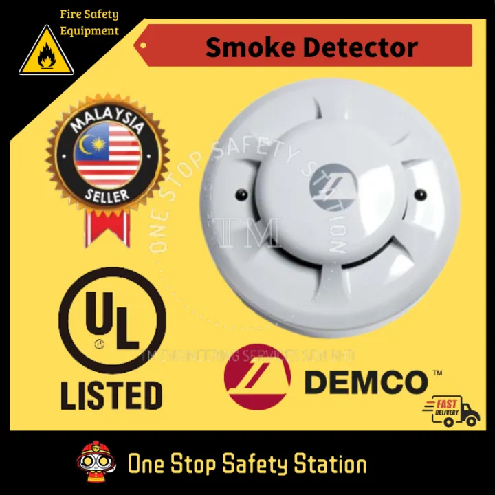 【Ship from JOHOR】DEMCO D-233 SMOKE DETECTOR – UL LISTED / 烟雾感测器 | Lazada