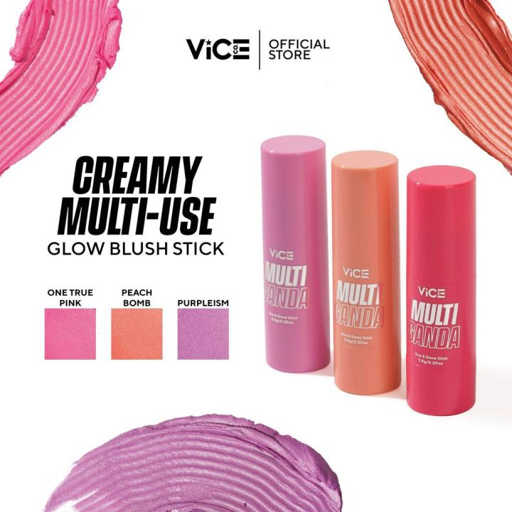 Vice Cosmetics Multiganda One & Done Glow Blush Stick | Lazada PH
