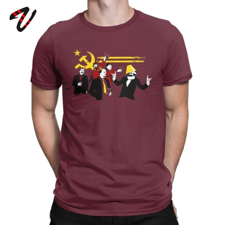 The Communist Party Mens T Shirt Russian Soviet Marx Lenin Stalin Mao ...
