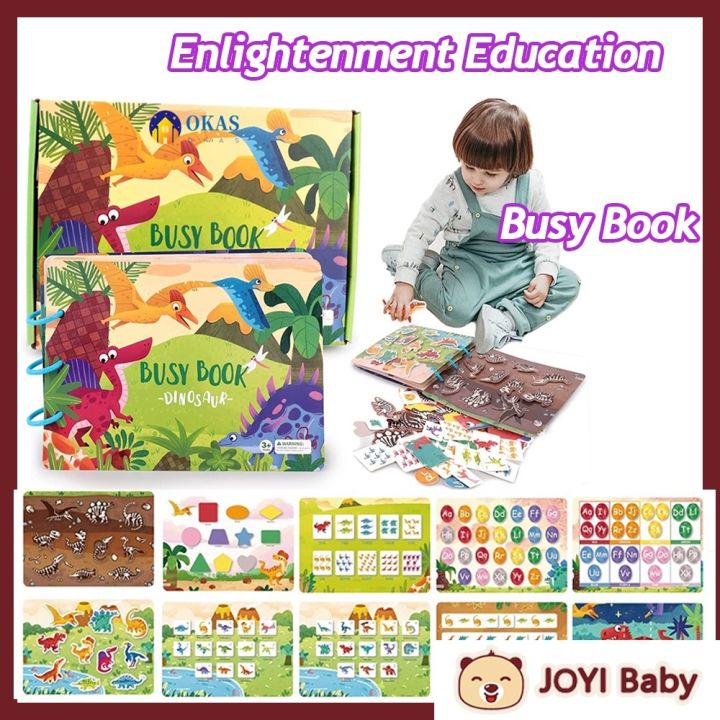 Educational toy Busy Book Educational Learning Interactive Binder Quiet ...