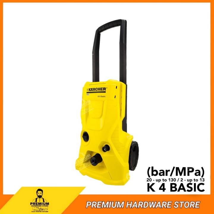 KARCHER High Pressure Washer K4 BASIC 130 Bar Water Jet Cleaner Car Sprayer Washer Mesin Cuci ...