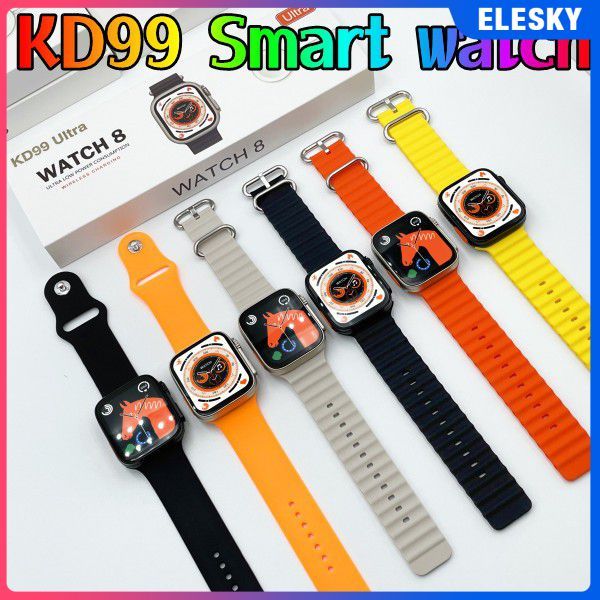 Elesky [COD] KD99 Ultra Sport Watch Ultra Series 8 Smartwatch Outdoor Sport Watch For Men vs h10 ...