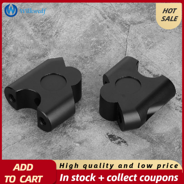 【Super sale】Universal Motorcycle Handle Bar Riser Handlebar Clamp Back ...