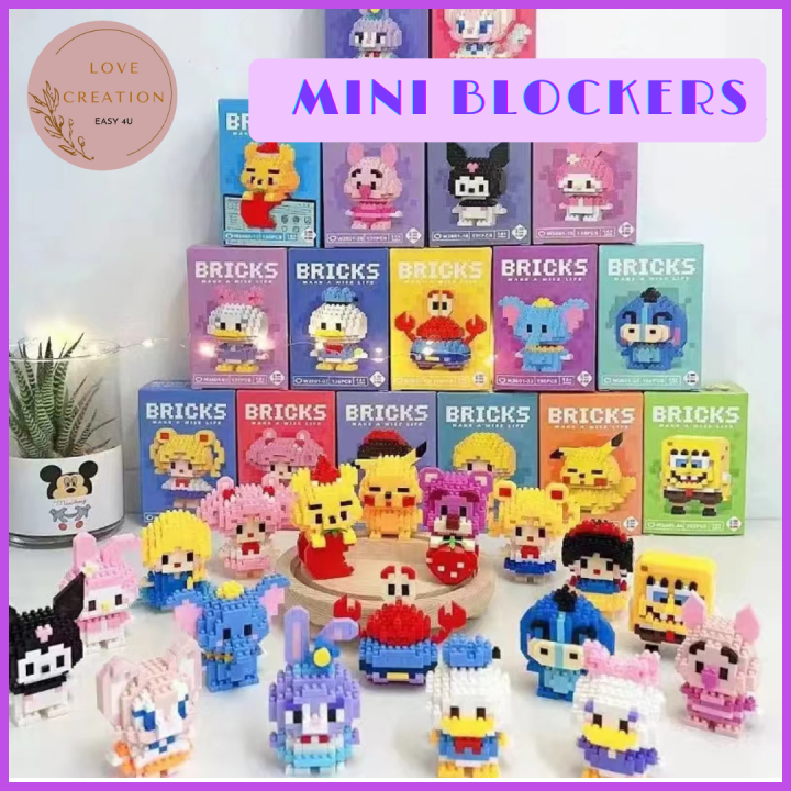 🔥SHIP OUT IN 24 HOURS🔥 Disney Amine Building Blocks Toys Kids Gift ...