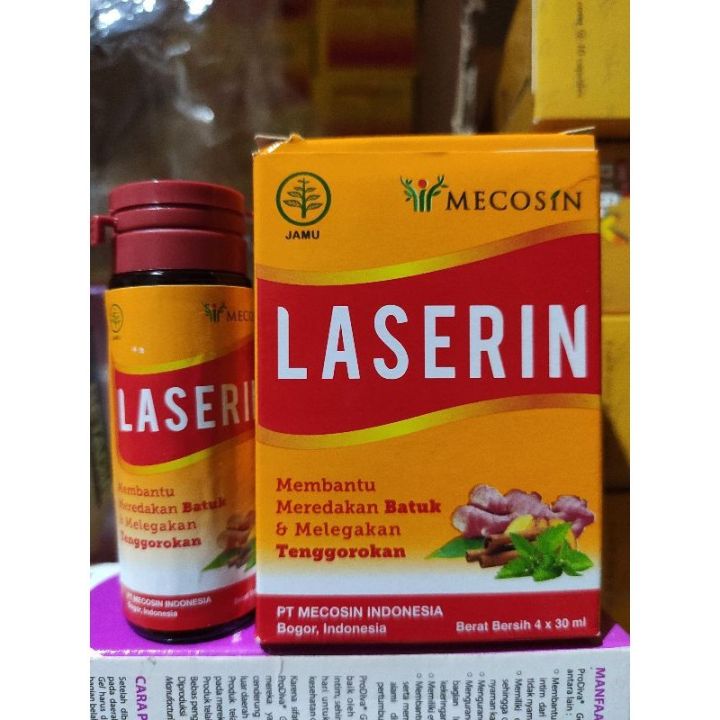 Laserin Obat Batuk 4x30ml - Meredakan Batuk dan Tenggorokan | Lazada ...