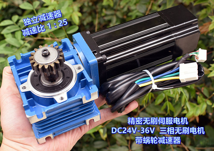 Precision Brushless Servo Motor DC24V-36V Three-phase Brushless Motor ...