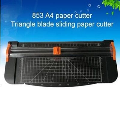 Portable Triangle Blade Sliding Paper Cutter A4 | Lazada PH