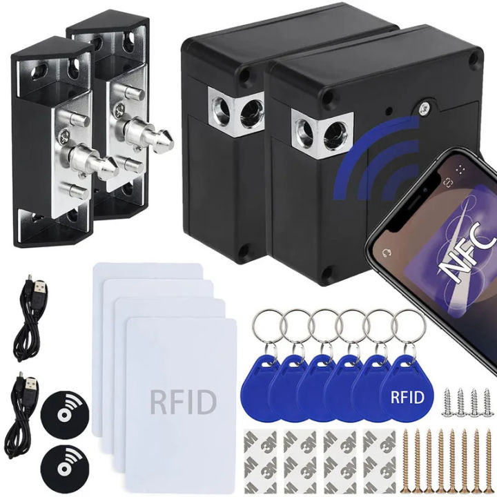 RFID ซ่อนตู้ล็อค RFID ตู้ที่มองไม่เห็นล็อคอิเล็กทรอนิกส์ปลดล็อคสำหรับ ...