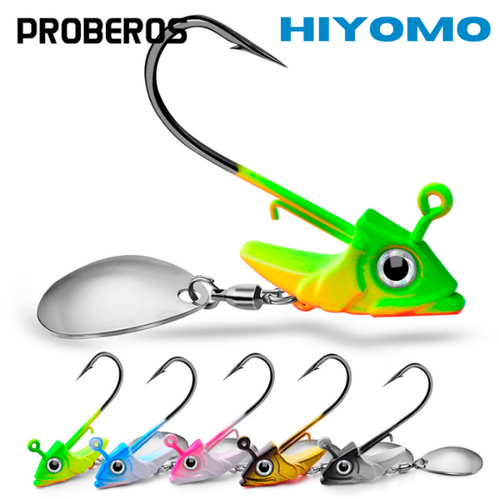 PROBEROS ตะขอเกี่ยวหัวจิ๊ก7.5กรัม10.5กรัม15กรัม,ตะขอตกปลาสำหรับซอฟท์ล่อ ...