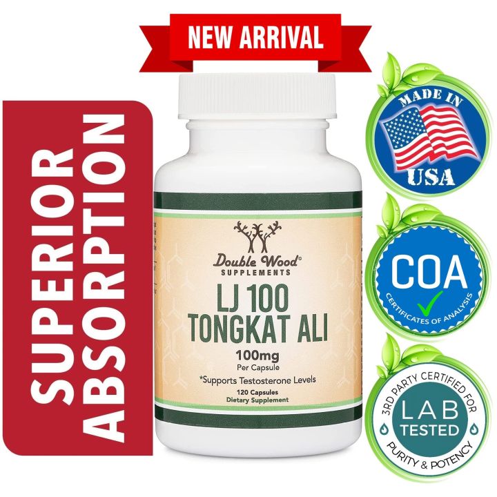 LJ100 Tongkat Ali Enhanced Absorption Only Clinically Proven & Patented ...