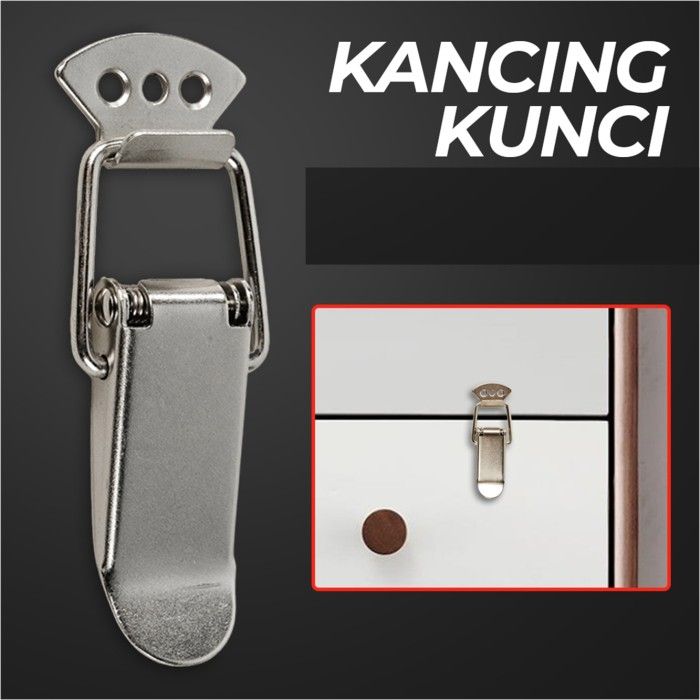 Kunci Peti Grendel Kaitan Album Overval Kancing Kunci Koper L 54 mm ...