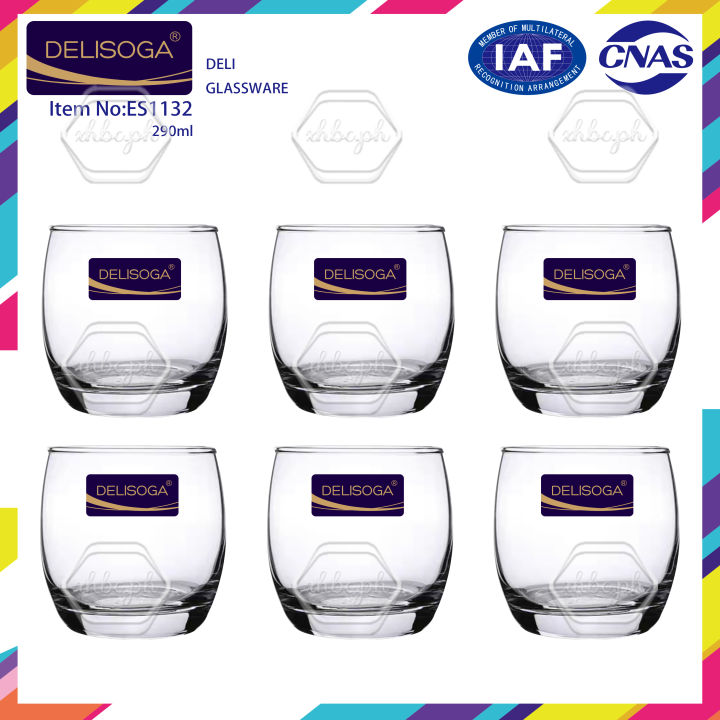 Deli Delisoga ️ 290ml Glassware Drinking Set (1pcs.6pcs) Juice, Soda ...