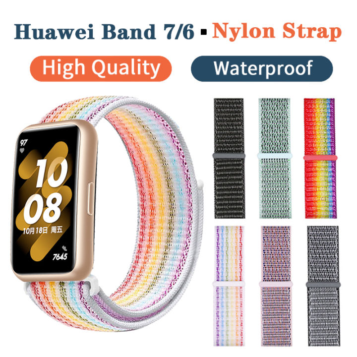 Adjustable Nylon Strap for Huawei Band 10 9 8 7 6 Breathable 6NFC ...