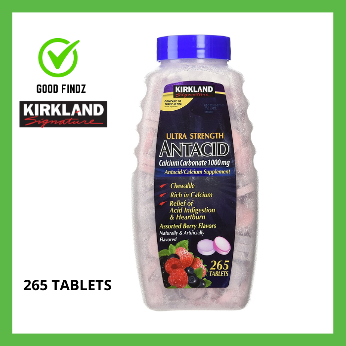 Kirkland Ultra Strength Antacid 1000mg 265 Tablets | Lazada PH