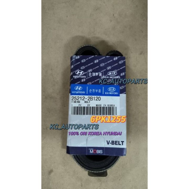 Original Fan Belt 6PK1255 Kia Forte cerato k3 spectra RIO Hyundai i30 ...