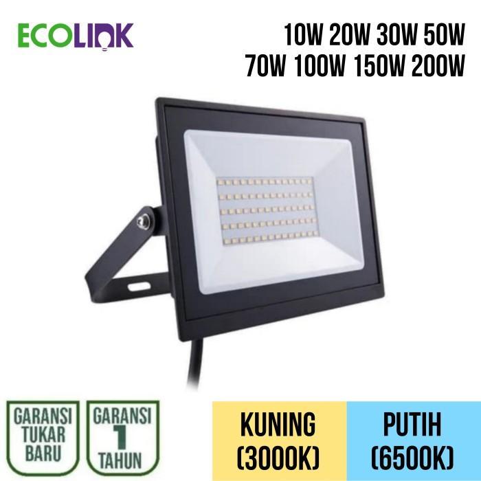 ECO FLOOD LIGHT LAMPU SOROT 10W 20W 30W 50W 70W 100W 150W 200 WATT - DEKORASI CANTIK | Lazada ...