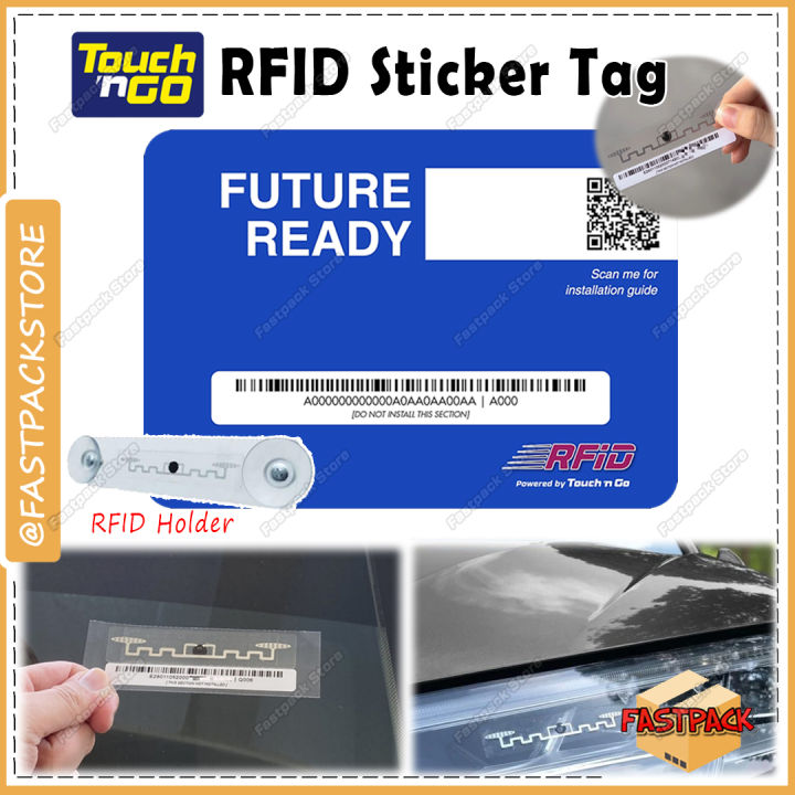 [READY STOCK] Acrylic RFID Holder Touch n Go TNG RFID Tag Sticker Smart ...
