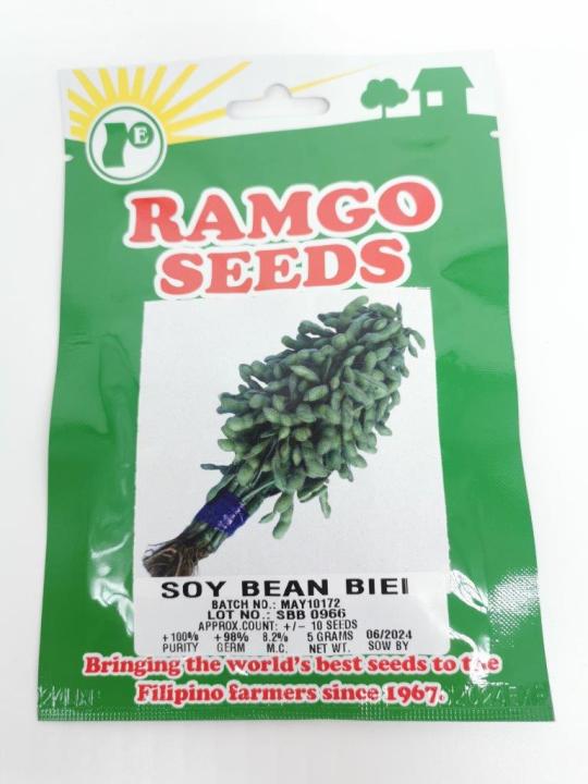 RAMGO SOY BEAN BIEI SEEDS ( ORIGINAL GARDEN PACK ) | Lazada PH