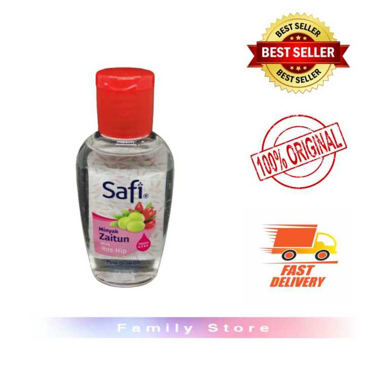 Safi Pure Olive Oil Minyak Zaitun Rose Hip 50ml/180ml Untuk Rambut dan ...