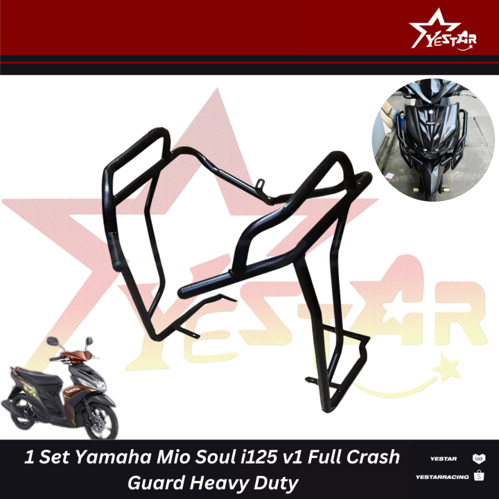Yestar PH Set Yamaha Mio Soul i125 V1 Crash Guard Full Set Motorcycle ...