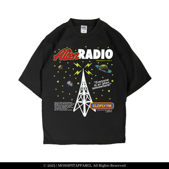 Coldplay "Alien Radio Music Of The Spheres" T-Shirt | Lazada Indonesia