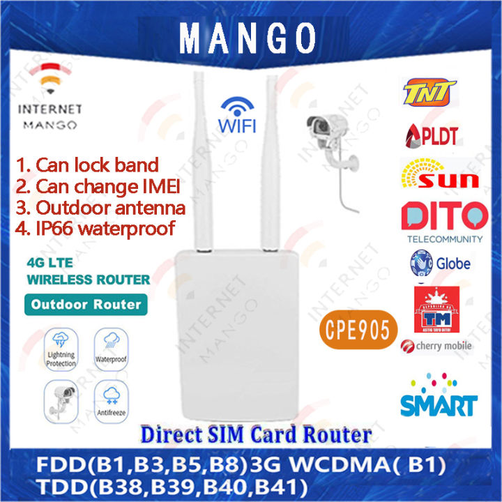 High Speed Outdoor 4G LTE Wireless AP Waterproof Unlock Sim Card Wifi ...