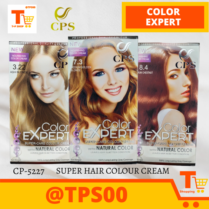 CPS HAIR COLOR 2n1 COLOR EXPERT SUPER-CARE COLOUR CREAM WITH NATURAL ...