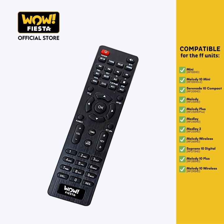 WOW! Fiesta Remote Control | Lazada PH