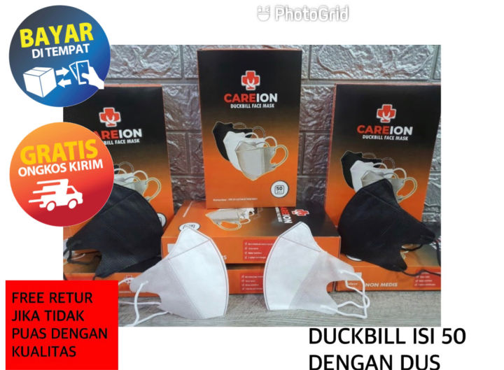 Masker duckbill isi 50pcs TERMURAH - Duckbill Putih isi 50 COD ... Masker duckbill isi 50pcs TERMURAH - Duckbill Putih isi 50 COD ...