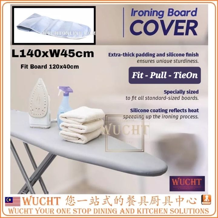 【WUCHT】Silver Iron board protection cover Ironing board cover Silicone ...