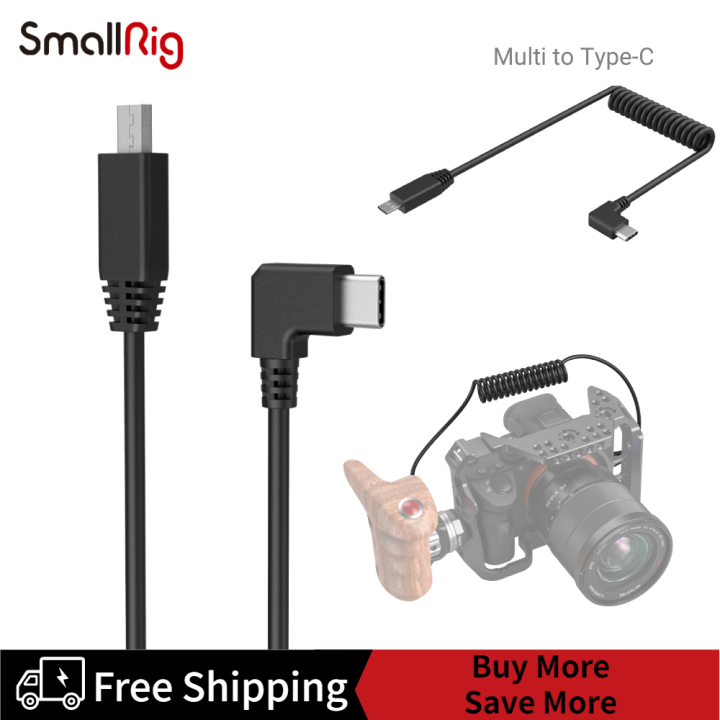 SmallRig Multi-Camera Spring Control Cable (Type C to Multi) for Sony ...