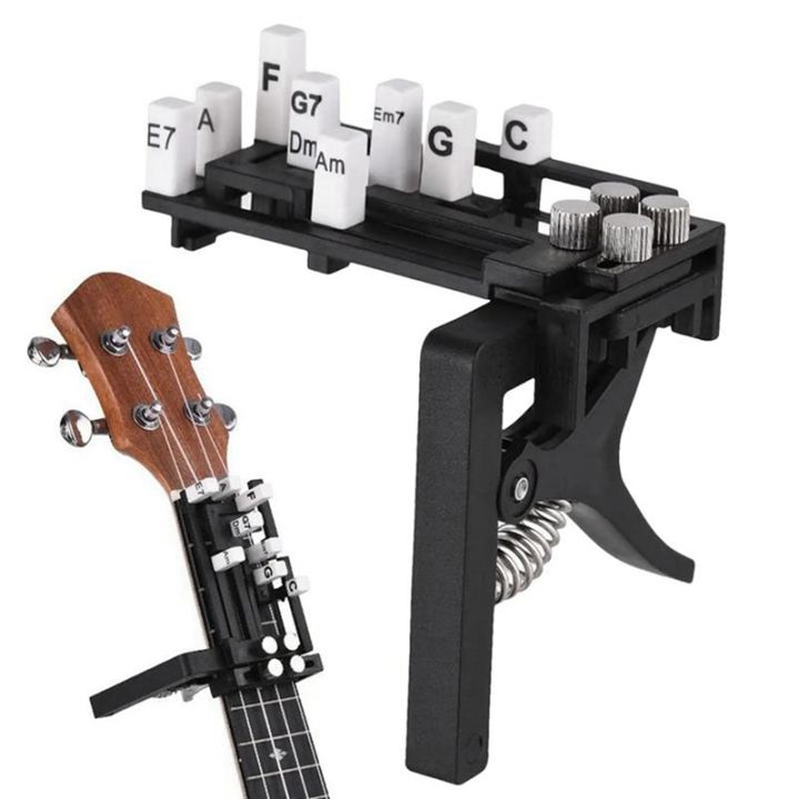 (GTUY) Guitar Learn Aid Tool Guitar Chord Presser Ukulele Chord Trainer ...