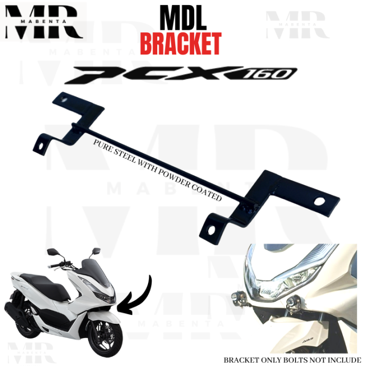 MOTORCYCLE MDL BRACKET FOR PCX 160 LED LIGHT/ BLUE WATER / MINI DRIVING ...