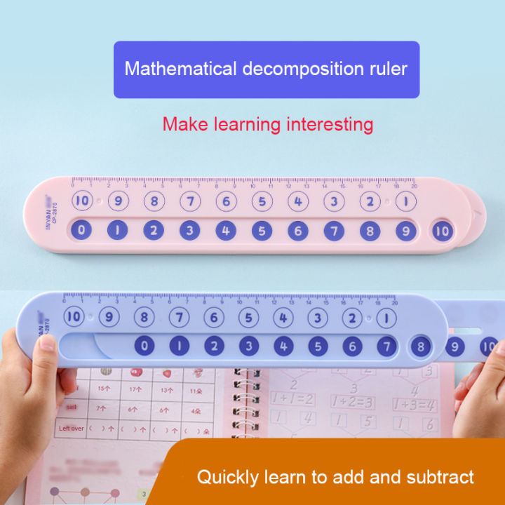 Nodetud Mathematical Addition Subtraction Decomposition Ruler Children ...