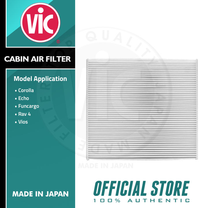 Roadfit VIC Cabin Air Filter AC-101E for Toyota Corolla, Echo, Funcargo ...